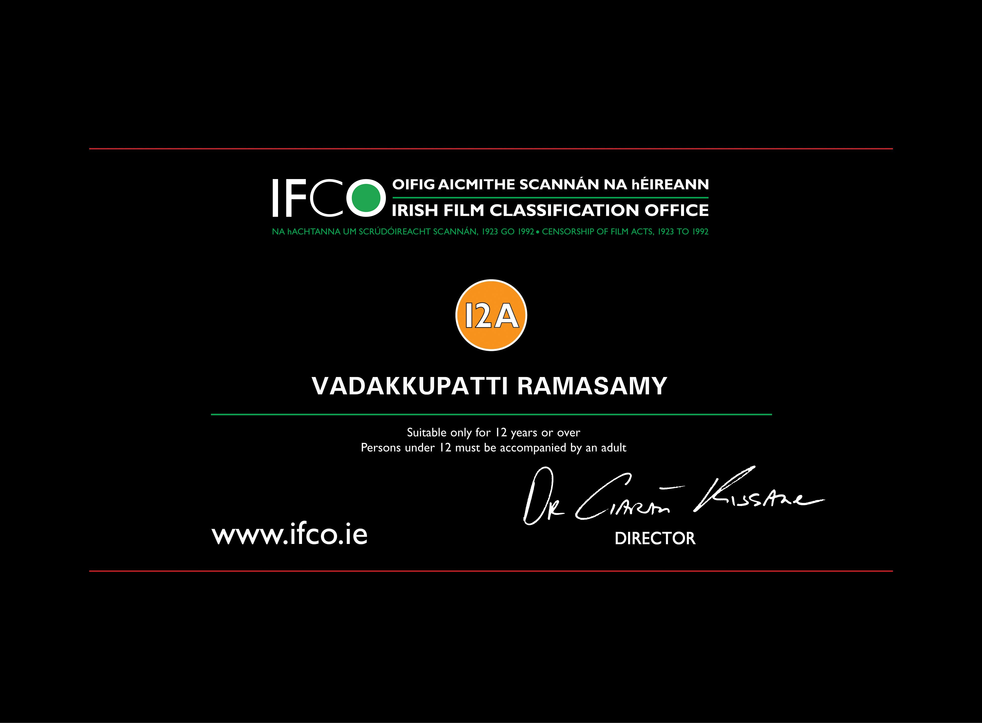 Vadakkupatti Ramasamy (2024) - Irish Film Classification Office